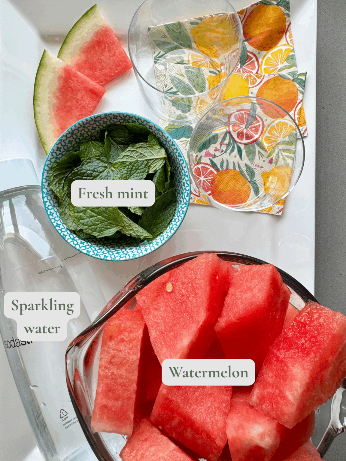 Watermelon Juice with Mint | Harvest Table Nutrition